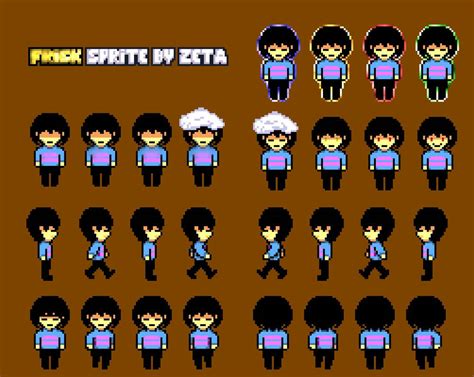 Frisk Sprite Sheet By Gogito971 On Deviantart