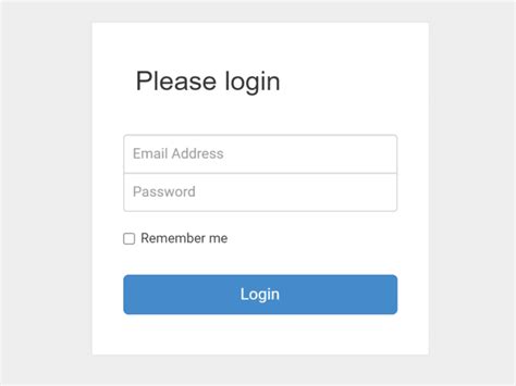 Simple Bootstrap Login Form With Demo — Codehim