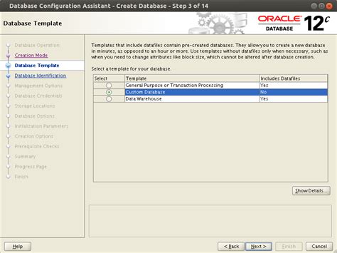 Инсталляция Oracle Database 12c в Oracle Linux 67 Создание экземпляра базы данных Instance