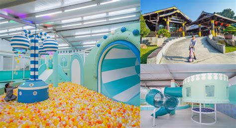 台中親子景點【北屯兒童公園】林間探索遊戲區，攀爬隧道、穿梭波浪棧橋 來飽寶家ba