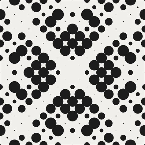 Abstract Monochrome Dot Vector Seamless Pattern Design 36140214 Vector Art At Vecteezy