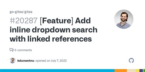 Feature Add Inline Dropdown Search With Linked References Issue