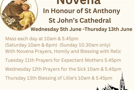 Novena In Honour Of St Anthony Limerick Diocese