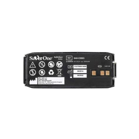 Defibrillator Battery For Saver One Defibrillator Buy From Defib Sales And Training