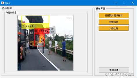 M基于yolov2网络的火焰烟雾检测系统matlab仿真包含gui界面matlab Yolov2 Csdn博客