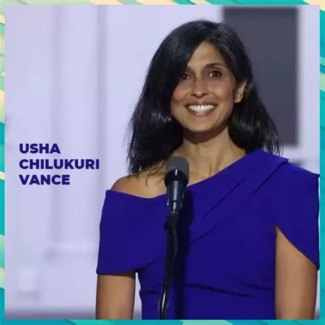 Usha Chilukuri Vance Becomes The First Indian Origin Second