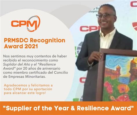 Somoscpm Recognition Supplieroftheyear Projectmanagement Technicalconsultant Cpm Intl