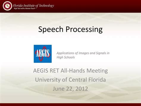 PPT Speech Processing PowerPoint Presentation Free Download ID