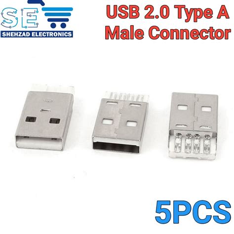 USB TYPE A Male Connector Pinout Datasheet Connection And OFF