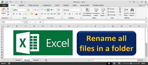 Using Power Query And Vba To Update File Names Excel