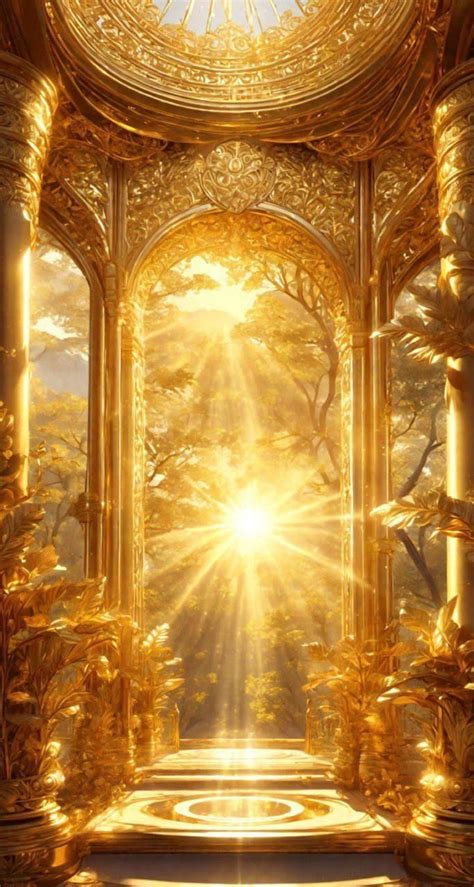 Pin By Soraya On Art Drawings Heaven Art Spiritual Art Gold Background