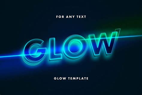 Glowing Text Photoshop