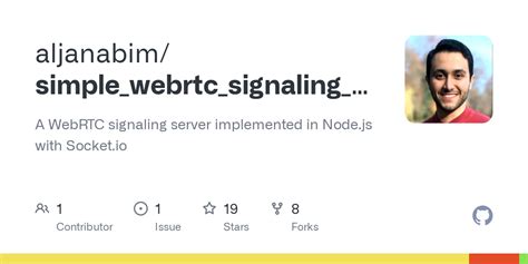 Github Aljanabim Simple Webrtc Signaling Server A Webrtc Signaling Server Implemented In Node