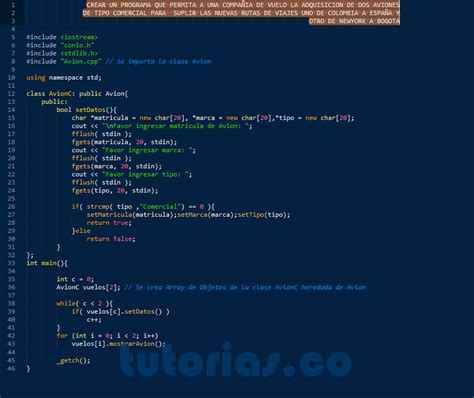 ClaseAplicacionAvionC Tutorias Co