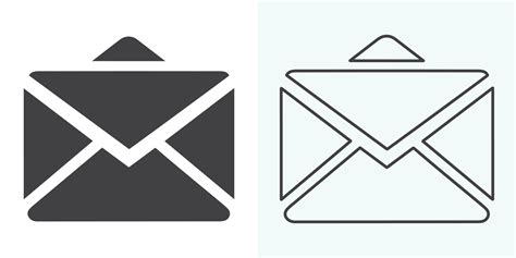 Email Envelope Icon Vector Illustration Mail Icon Set Email Icon Vector E Mail Icon Envelope