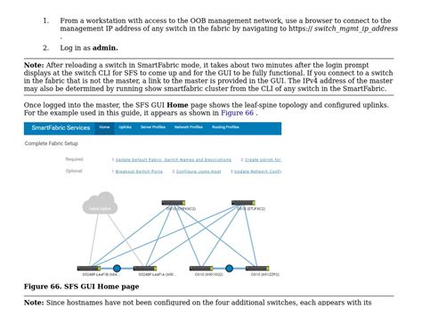 Connect To The Smartfabric Gui Dell Emc Networking Smartfabric