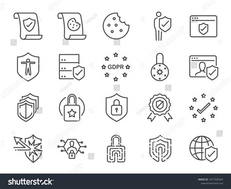 Gdpr Icon Over 5490 Royalty Free Licensable Stock Vectors And Vector