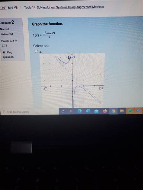 Solved T101mhv6 Topic 14 Solving Linear Systems Using