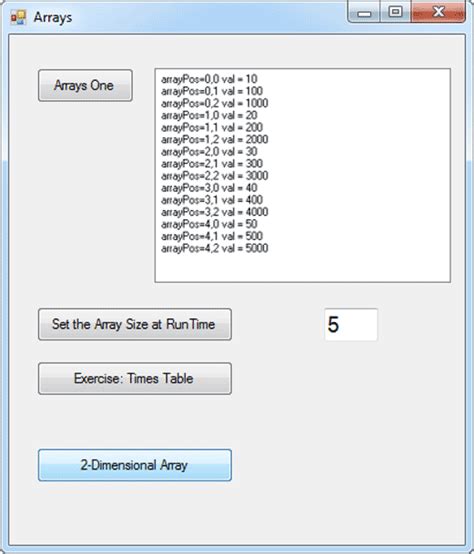 Multi Dimensional Arrays In C Net Ferit Gezgil Yazılım Uzmanı