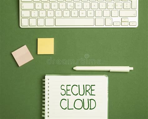 Handwriting Text Secure Cloud Business Approach Protect The Stored