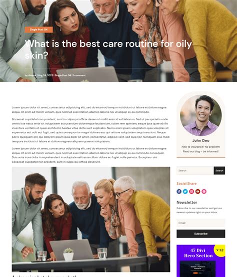 Single Post Layout Divipot