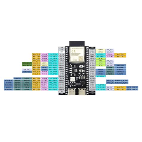 Jual Esp32 S3 N16r8 Devkitc 1 Type C Esp32 S3 Wroom 16mb Flash 8mb Psram Esp32s3 Devkit Dev