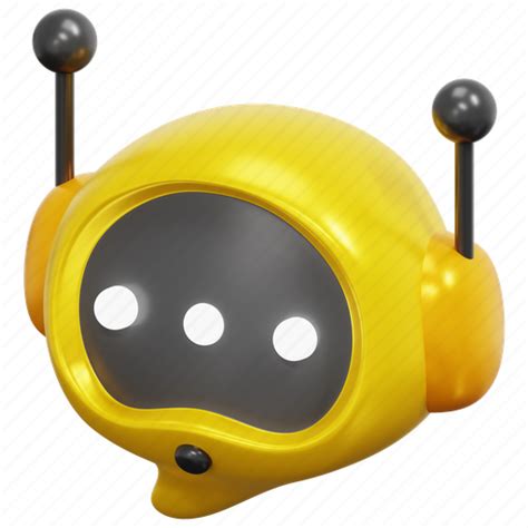 Message Chat Bot Bubble Chatbot Text Communication 3d Illustration Download On Iconfinder