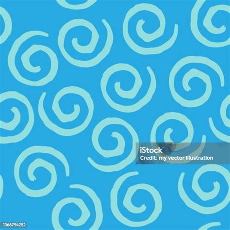 배경에 밝은 파란색 컬과 원활한 패턴 직물 배경 옷 포장지 웹 사이트 및 벽지에 대한 벡터 디자인 패션 일러스트매끄러운 패턴 0명에 대한 스톡 벡터 아트 및 기타 이미지