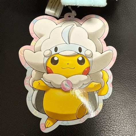 Pokémon Center Pikachu Wearing Mega Altaria Tyltalis Poncho Plush Toy