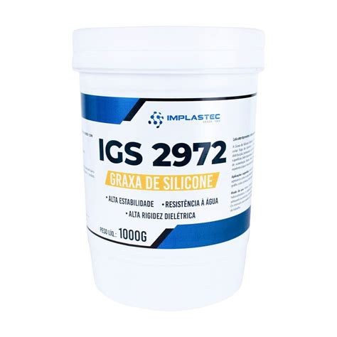 Graxa de Silicone Isolante Dielétrica Alta Performance Implastec IGS ...