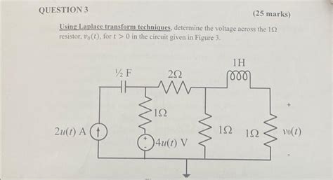 Solved Using Laplace Transform Techniques Determine The