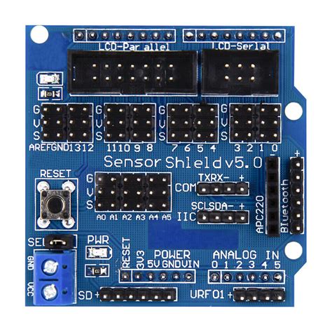 Sensor Expansion Shield V5 0 For Arduino Uno MEGA Stackable Board For Modules Servos