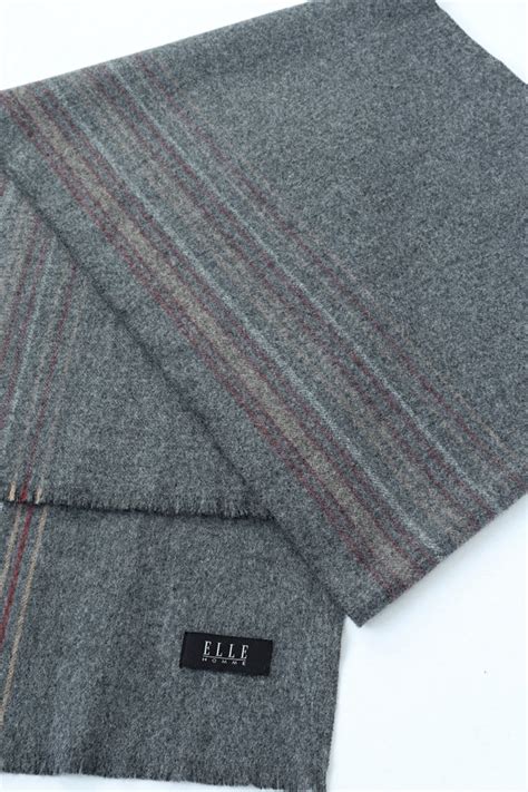 F Elle 엘르 목도리 머플러 울모 캐시미어 아 헬로마켓