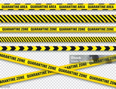 검역 영역 경고 테이프 신종 코로나바이러스 발생 전역 잠금 코로나바이러스 위험 스트라이프 경찰 주의 라인 벡터 일러스트레이션 3가지 개체에 대한 스톡 벡터 아트 및 기타