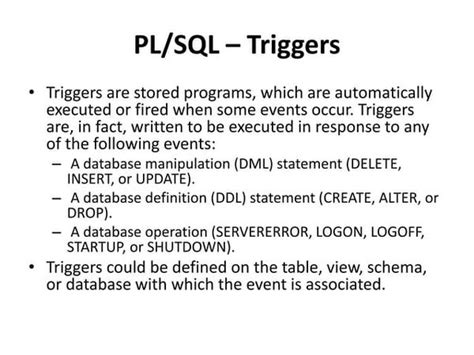 Plsql Introduction And Concepts