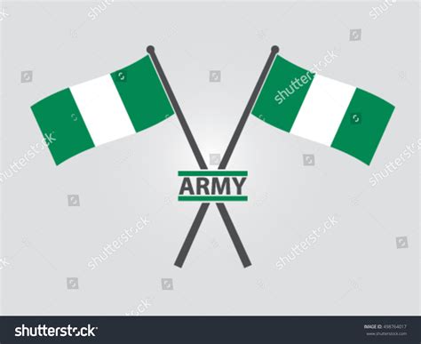 Nigeria Emblem Army Stock Vector Royalty Free 498764017 Shutterstock