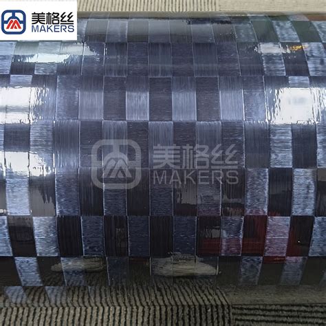 24k 165gsm Toray Yarn T700s 40×20mm Rectangular Spread Tow Prepreg Carbon Fiber Fabric