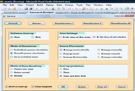 General Settings Window Interface The Software Download Scientific Diagram