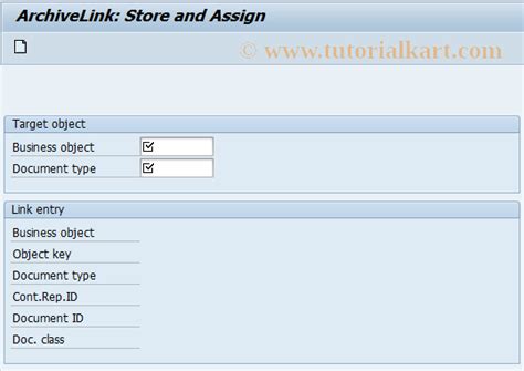 OAOH SAP Tcode ArchiveLink Create Documents
