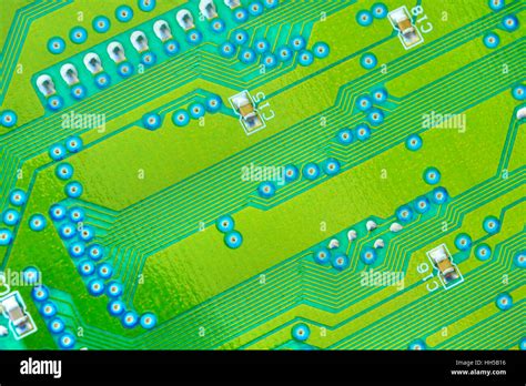 Electronic Circuit Board Closeup Stock Photo Alamy