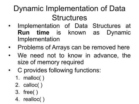 1 Data Structures Introduction Ppt