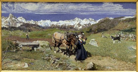 Le Alpi In Primavera Giovanni Segantini Stampa Darte