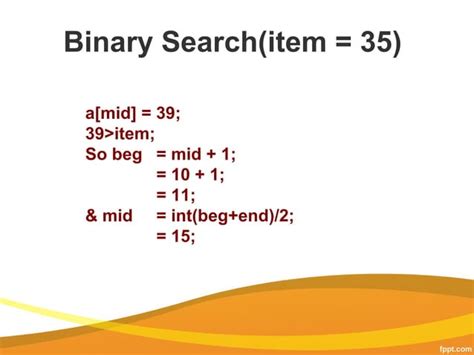 Binary Search PPT