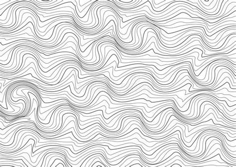 Abstract Wavy Lines Pattern The Design Of The Background Texture Textiles Clothing