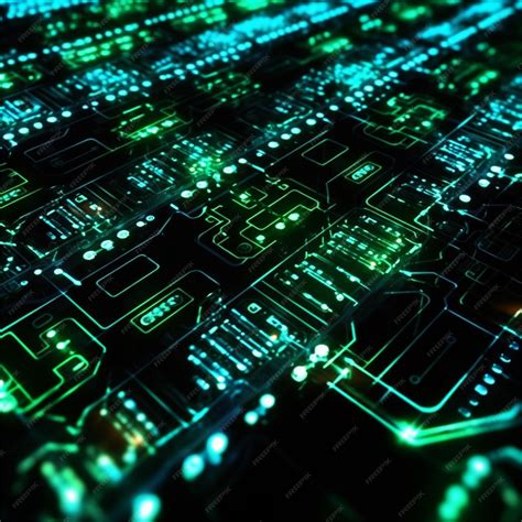 Premium Ai Image Abstract Circuit Board Background Computer Technology Concept 3d Rendering