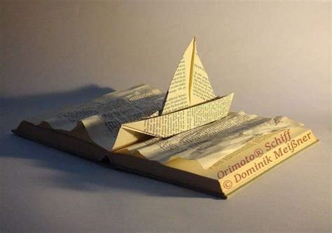 Have You Ever Folded An Origami Object With Book Pages Without Cutting