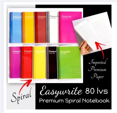 Easywrite Premium Color Coded Spiral Notebook 80 Leaves 10pcs Lazada Ph