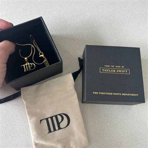 Taylor Swift Jewelry Taylor Swift 8k Gold Plated Ttpd Necklace The