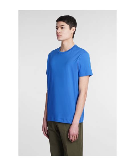 Roberto Collina T Shirt In Blue Cotton Italist