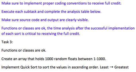Solved Make Sure To Implement Proper Coding Conventions To